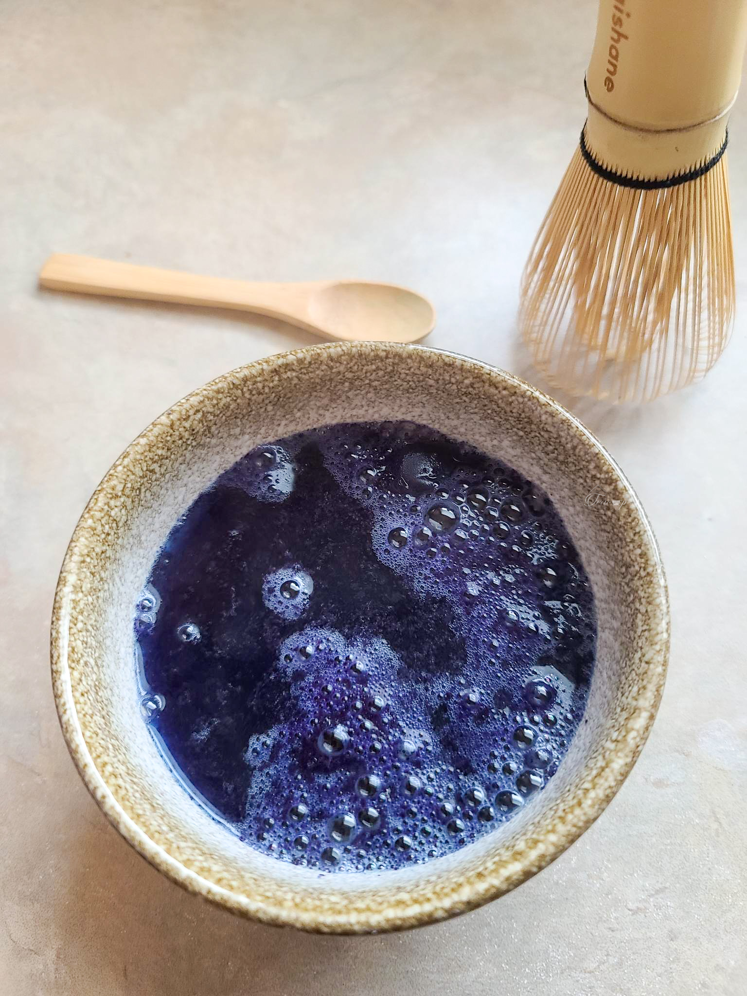 Butterfly Pea Matcha Maple Latte
