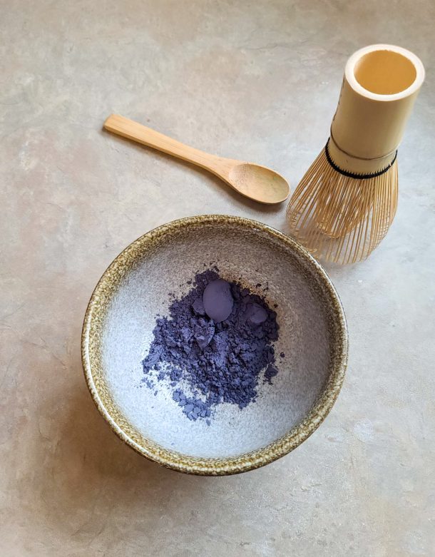 Butterfly Pea Matcha Maple Latte